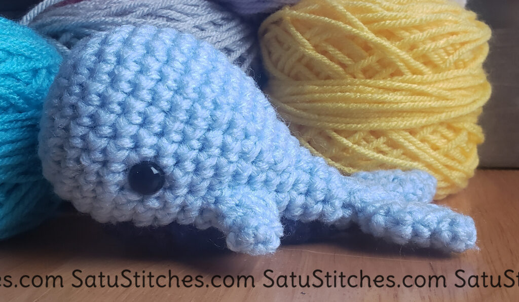 Cute Whale Crochet Pattern - SatuStitches