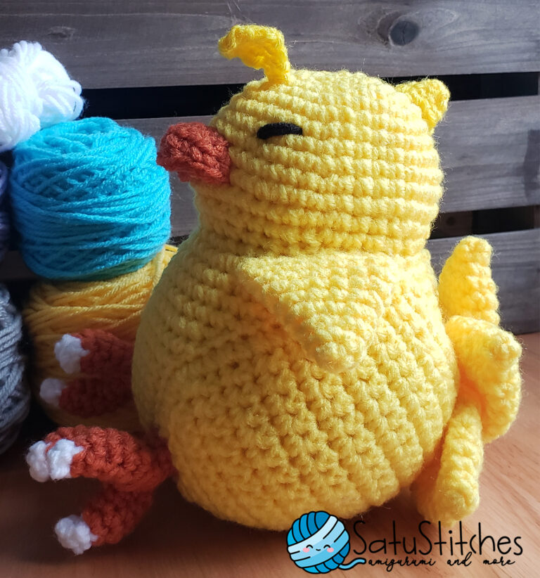 Fat Chocobo Pattern - Final Fantasy - SatuStitches