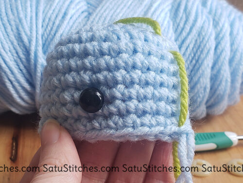 Cute Whale Crochet Pattern - SatuStitches